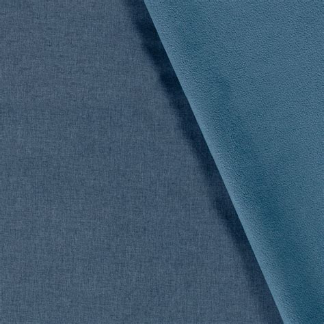Softshell Fabric Melange Indigo Wholesale Fabrics Nooteboom Textiles