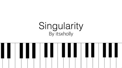 Singularity Bts Piano Tutorial Sheets Youtube