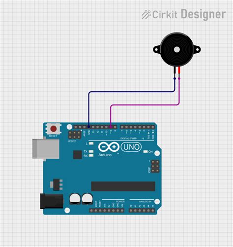 How To Use Piezo Speaker Pinouts Specs And Examples Cirkit Designer