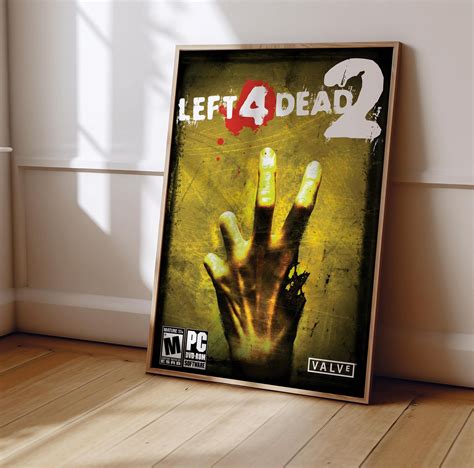 Left 4 Dead 2 Poster Print Gaming Poster Gaming Decor Video Game