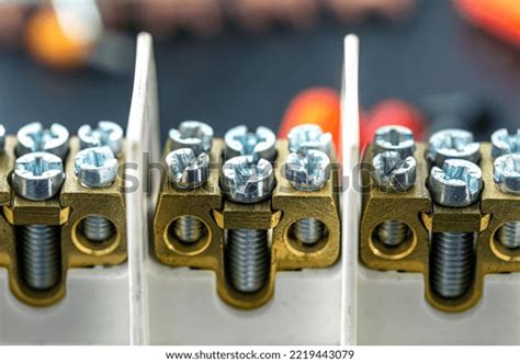 Terminal Blocks Distribution Blocks Connecting Electrical Stock Photo Shutterstock