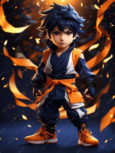 Premium Ai Image Anime Boy Wearing Ninja Clothing Premium Ai Image Anime Boy Wearing Ninja Clothing