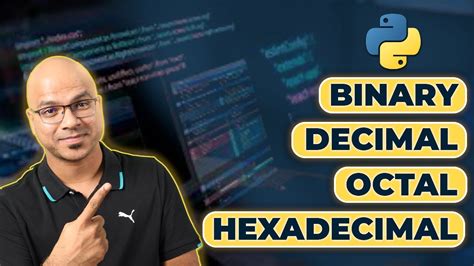 12 Python Tutorial For Beginners Number System Conversion In Python Youtube