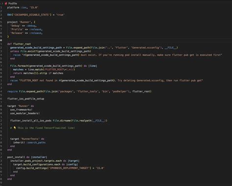 Flutter Ios Build Fails On Real Device Flutter Flutter H File Not Found Stack Overflow