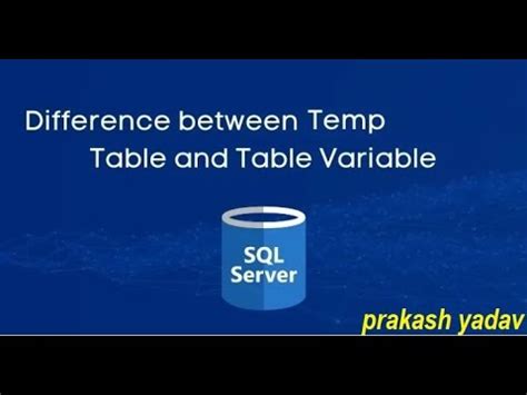 Sql Temp Table Variable Example Cabinets Matttroy