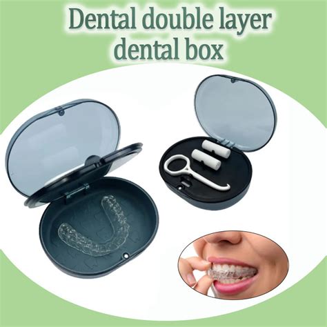 New Magnetic Belt Mirror Brace Box Orthodontic Retainer Storage Box