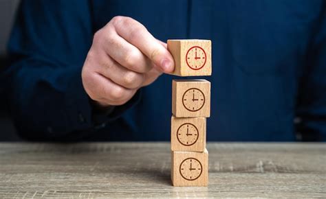 Premium Photo Build A Schedule Time Estimation Blocks Efficiently Adjusting Schedules