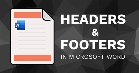 How To Effectively Use Headers And Footers In Microsoft Word Tts Nordika