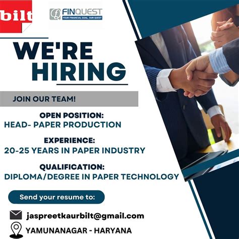 Jaspreet Kaur On Linkedin Hiring Hiring Hiring Hiring Paperindustry Paper Production Hr