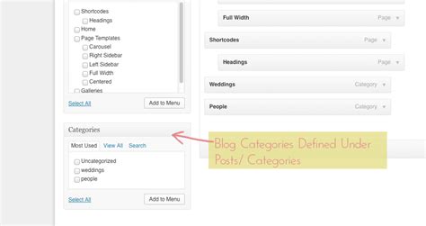 How To Add Post Categories To Your Wordpress Menu