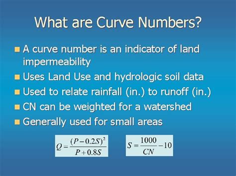 Comparison Of The SCS Curve Number Method To