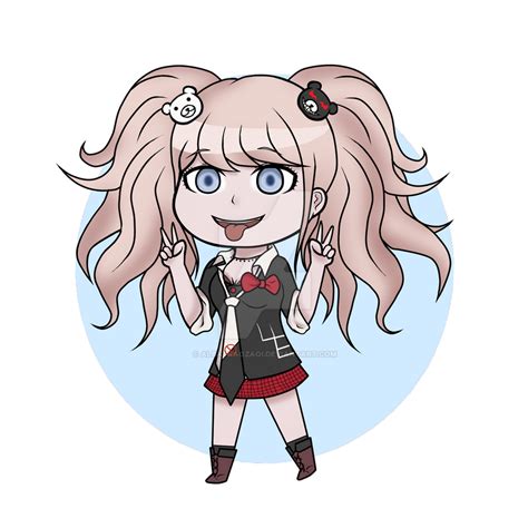 Danganronpa Enoshima Junko Chibi By Albatraozaoi On Deviantart