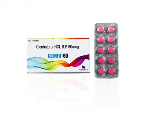 Evolve Biolabs Clenbuterol Hcl 60 Mcg Tablets 100 Count For