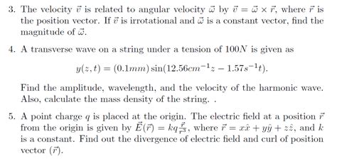 Solved The velocity v is related to angular velocity ω by Chegg com