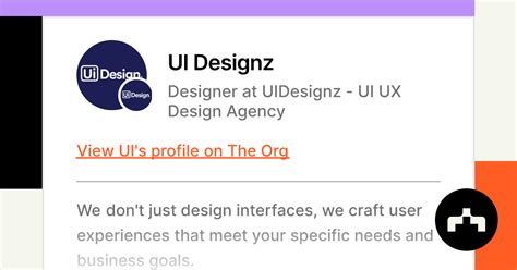 Ui Designz Designer At Uidesignz Ui Ux Design Agency The Org