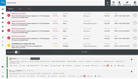 ClusterControl Observability Features Severalnines