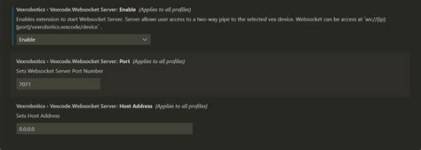 Vscode Websocket Server Programming Support Vex Forum