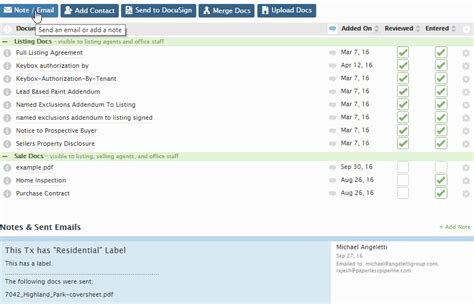 Shared Email Templates Paperless Pipeline