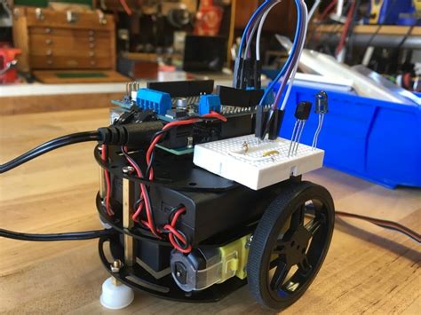 Assembling And Wiring Your Robot Curiebot Arduino 101 Mini Robot
