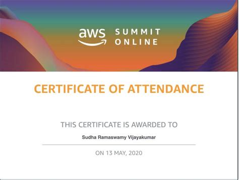 Sudha R V On Linkedin Aws Awssummit Awscloud Amazon