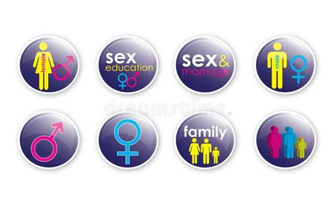 Love And Sex Buttons 3 Stock Illustration Illustration Of Yellow 23609023
