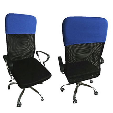 ผ้าคลุมเก้าอี้ พนักพิงหลัง ปลอกหัวป้องกันสํานักงาน หมอนกันฝุ่น ยืดหยุ่น สีพื้น ผ้าบาง Shopee