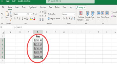 Apply An Accounting Number Format In Excel Computing Net