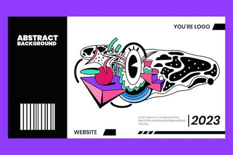 Premium Vector Colorful Doodle Abstract Background