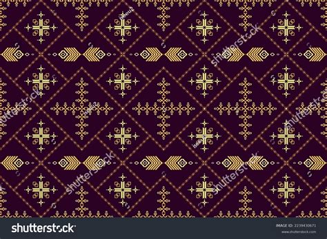 Geometric Fabric Patterns Abstract Shapes Pattern Stock Vector Royalty Free 2239430671