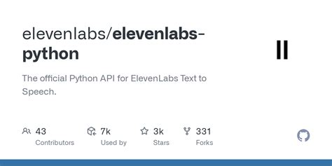 V Upgrade Guide Elevenlabs Elevenlabs Python Wiki GitHub