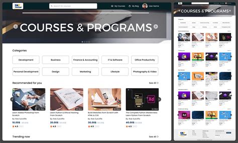 Lms Learning Management System Website On Behance