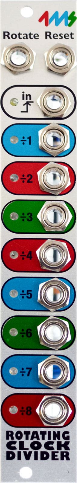 4ms rotating clock divider module