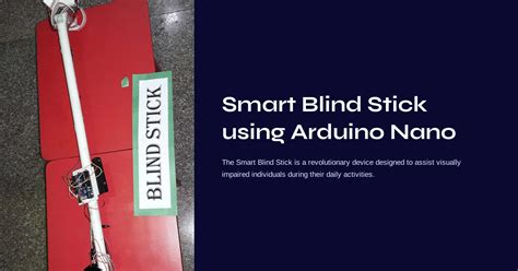 copy of smart blind stick using arduino nano