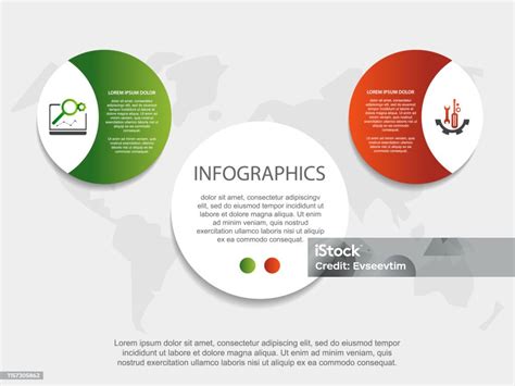현대 3d 벡터 그림 두 요소가 있는 원형 인포그래픽 템플릿입니다 아이콘 및 텍스트입니다 비즈니스 프리젠 테이션 웹 디자인 응용 프로그램 인터페이스 2 단계다이어그램을 위해
