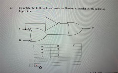 Solved Complete The Truth Table And Write The Boolean Chegg