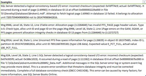 Sql Server Database Corruption Understanding And Diagnosing Mlakartechtalk