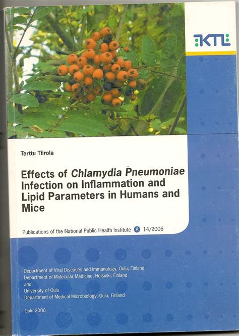 Buy Effects Of Chlamydia Pneumoniae Infection On Inflamation And Lipid