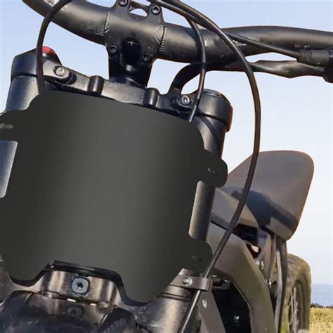 Motorcycle Front Liecense Plate Black For Surron Sur Ron Light Bee X