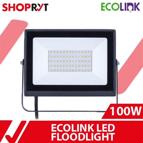 Ecolink Led Flood Light 100w Cool Daylight Warm White Lazada Ph
