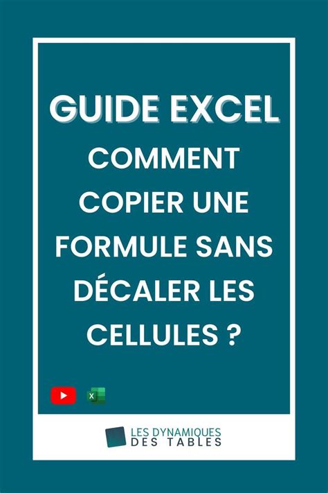 Comment Copier Une Formule Sans Décaler Le Nom Des Cellules