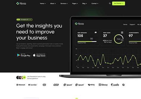 响应式营销机构软件开发设计企业网站网页html源码模板云部落资源网