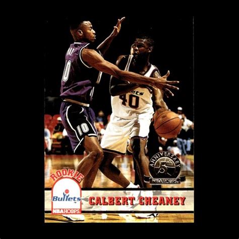 Calbert Cheaney 1993 94 Hoops Rookie Washington Bullets 416 R328e 47 Ebay
