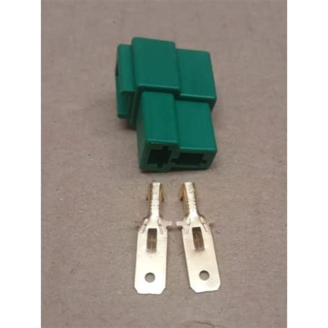 Jual Soket Socket Konektor Conector Pin Besar Hijau Female Shopee Indonesia