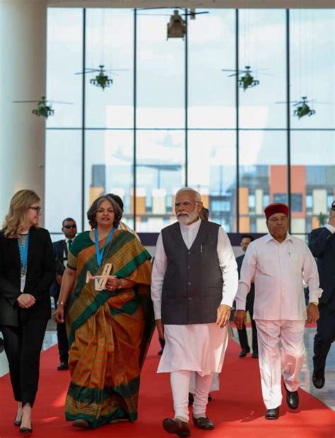 Pm Inaugurates New State Of The Art Boeing India Engineering And Technology Center Campus In
