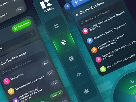 3d Web3 Virtual Ar Vr Mall Map Navigation App Ui Kit Behance