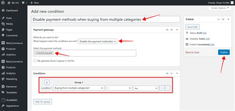 Disable Payment Gateways When Buying From Multiple Categories