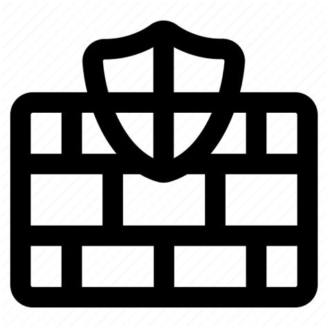 Firewall Security Protection Safety Shield Icon Download On