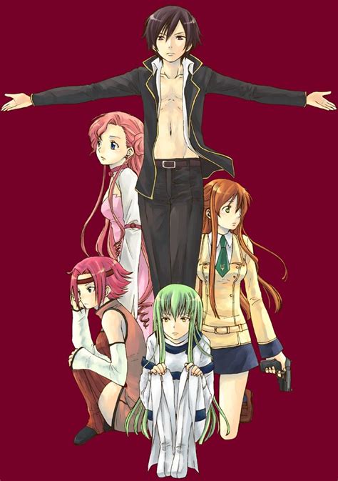 Cc Lelouch Lamperouge Kallen Stadtfeld Euphemia Li Britannia And Shirley Fenette Code