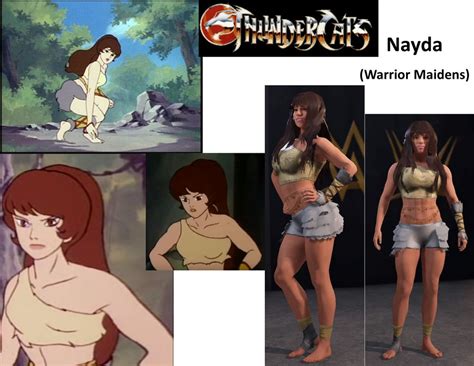 Wwe 2k22 Comparison Nayda Caw Thundercats By Wallbie On Deviantart