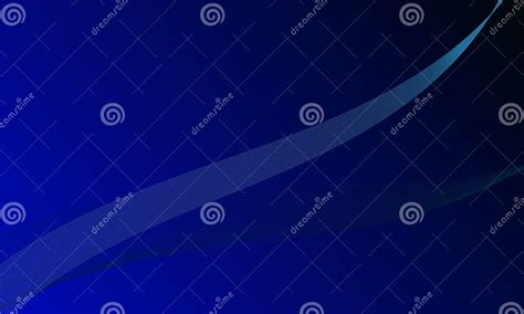 Abstract Blue Lines Wave Curves With Soft Gradient Background Stock Vector Illustration Of